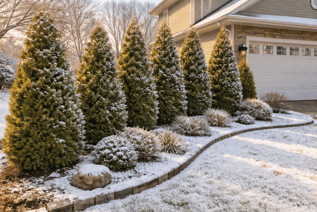 Arborvitae in Winter: Protecting a High-Value Landscape Investment ...